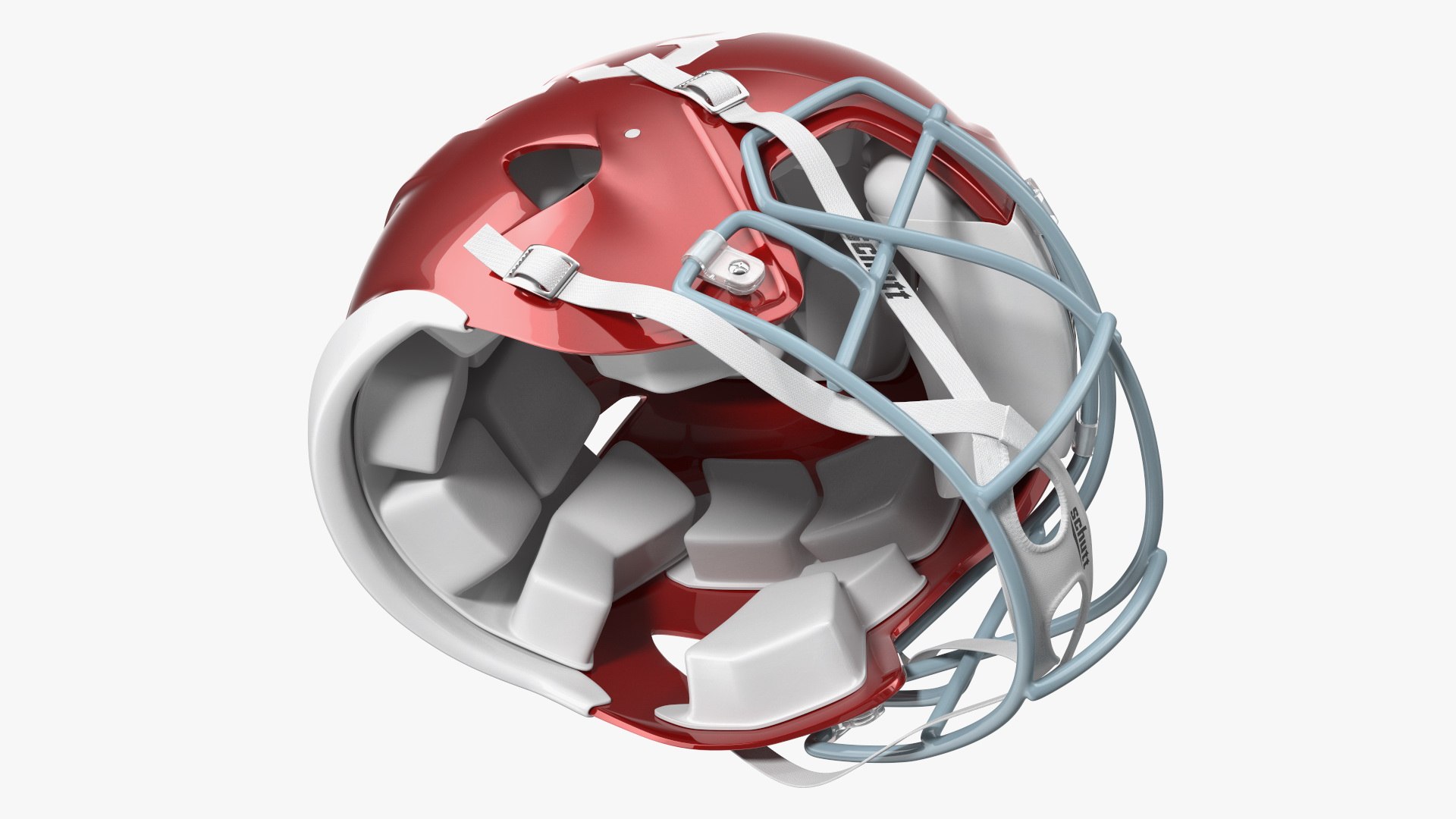 Schutt Football Helmet Number 13 3D Model - TurboSquid 2198597