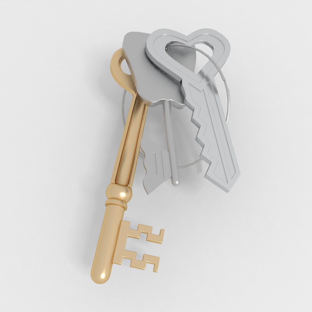 Keys 3D model - TurboSquid 1296380