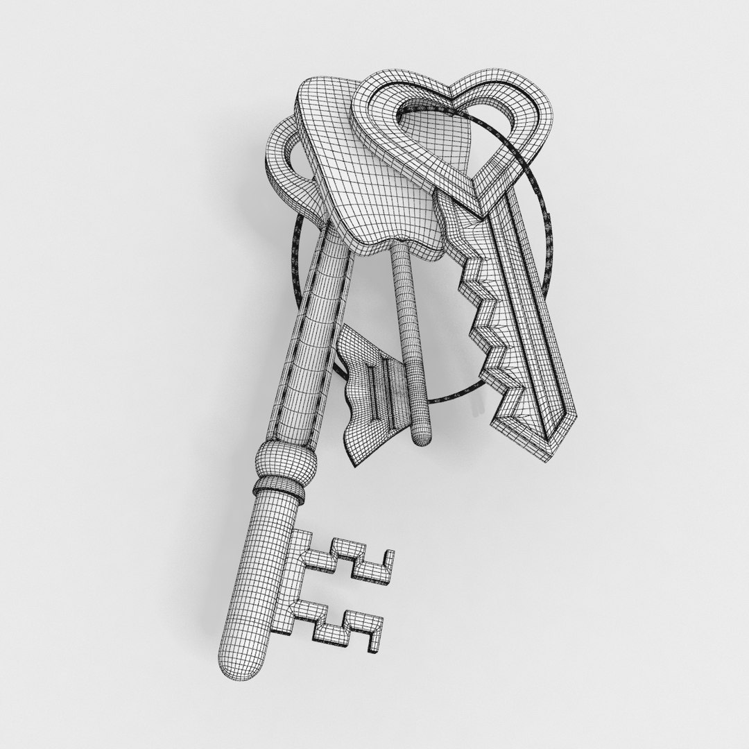 Keys 3D model - TurboSquid 1296380