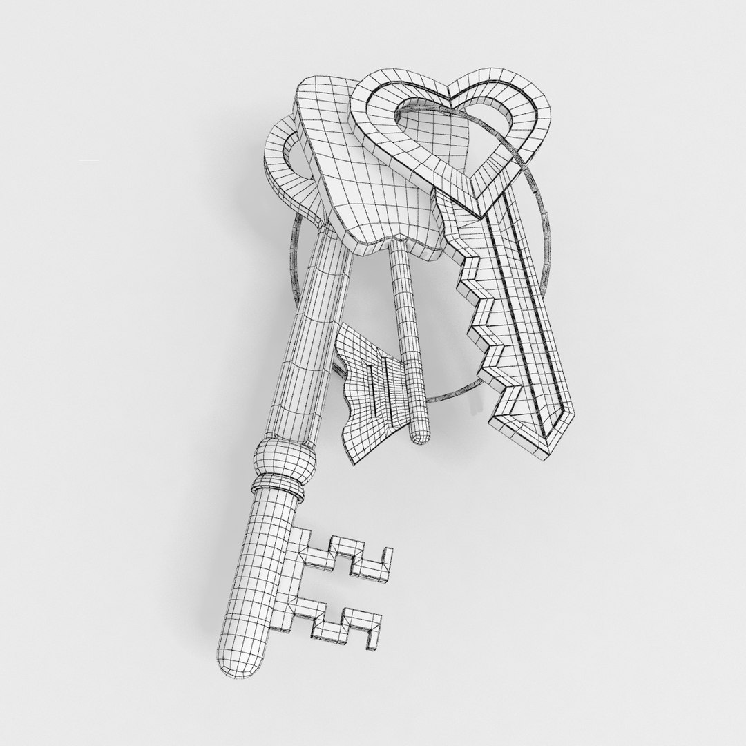 Keys 3D model - TurboSquid 1296380