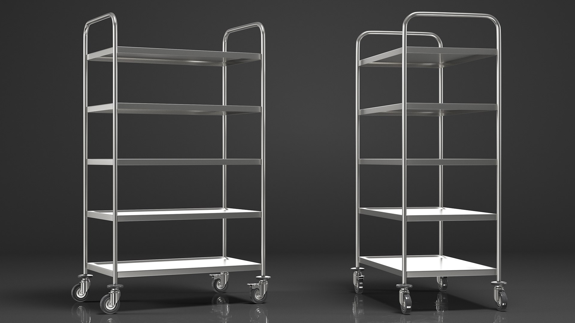 3D Serving Trolley Tray Model - TurboSquid 1681748