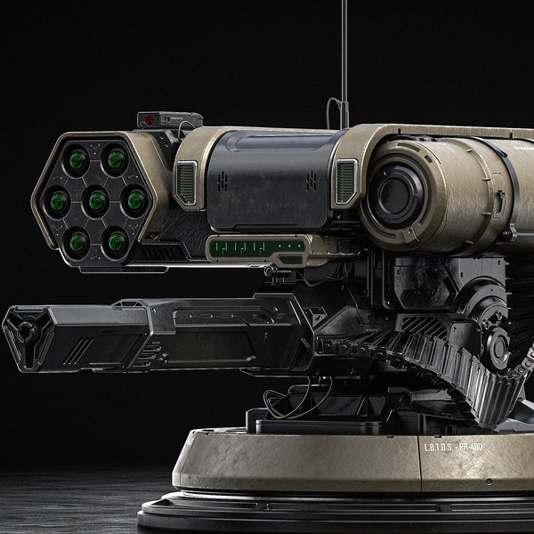 방어 터렛 3D 모델 - TurboSquid 1908030