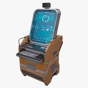 Sci-fi Controller V8 PBR 3D Model - TurboSquid 2135448