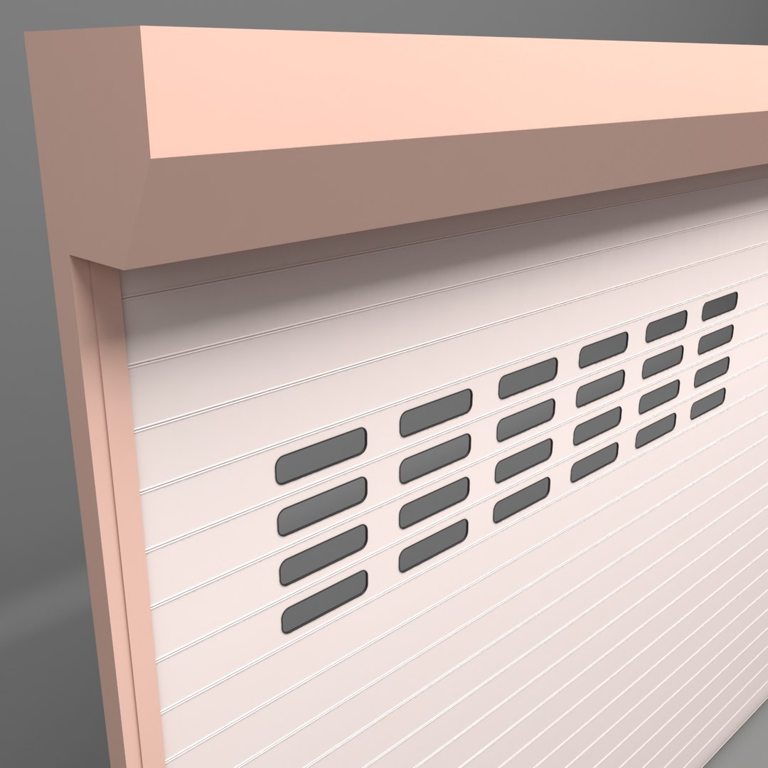 3D Garage Shop Window Model - TurboSquid 1209780