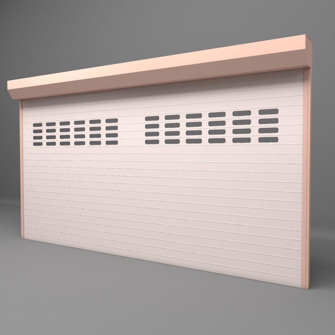 3D Garage Shop Window Model - TurboSquid 1209780