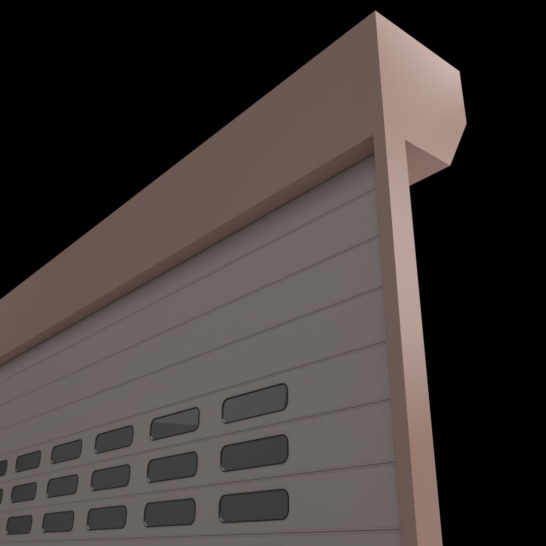 3D Garage Shop Window Model - TurboSquid 1209780
