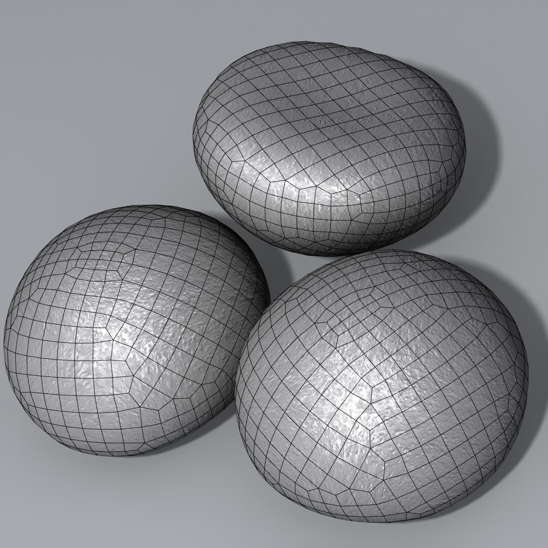 3d Model Crusty Brown Roll