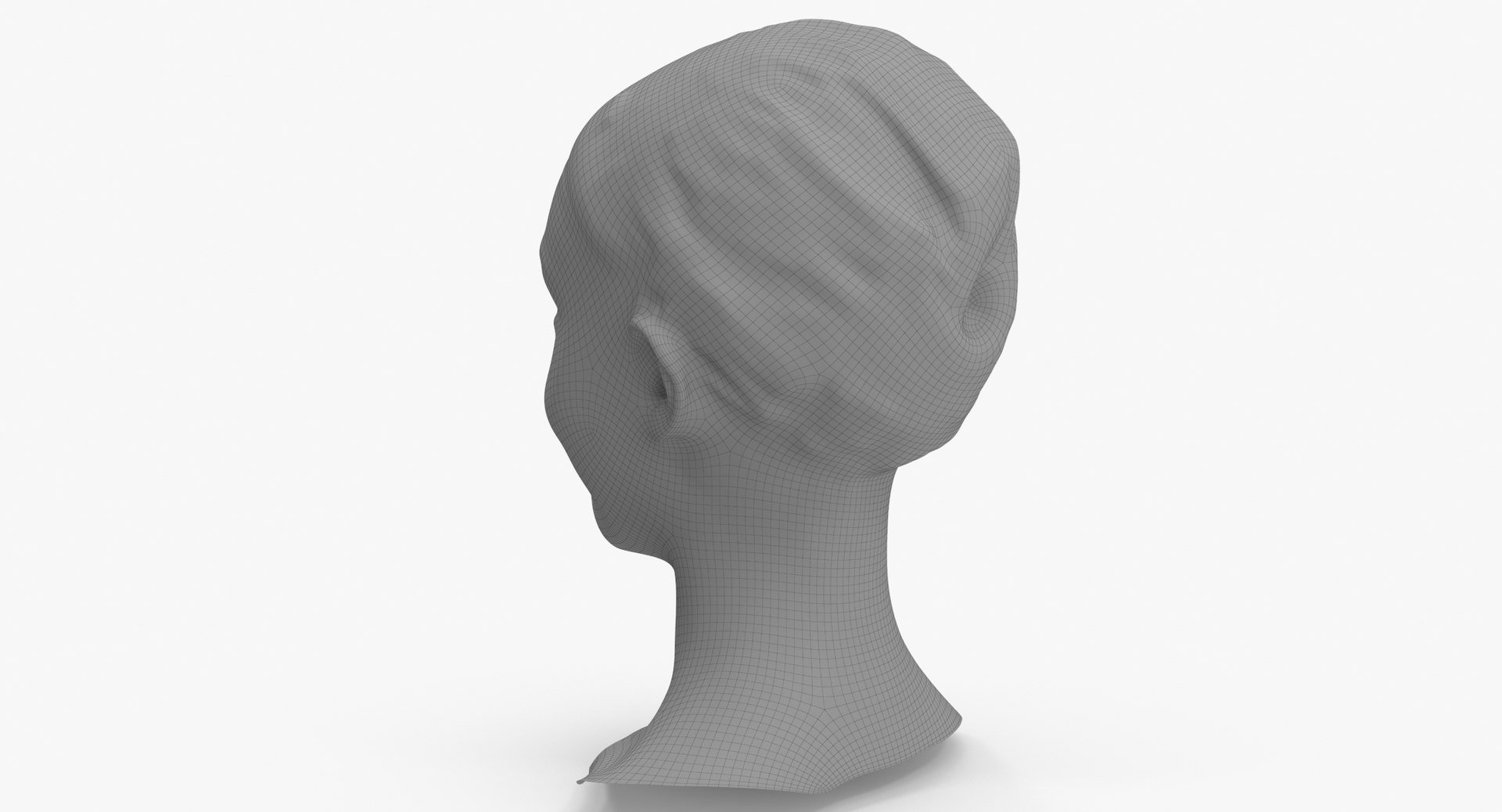 Joy Human Head Cheek Puff AU34 Clean Scan 3D model - TurboSquid 1718972