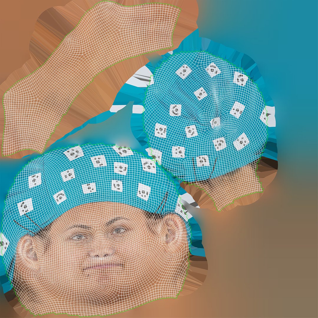 Joy Human Head Cheek Puff AU34 Clean Scan 3D model - TurboSquid 1718972