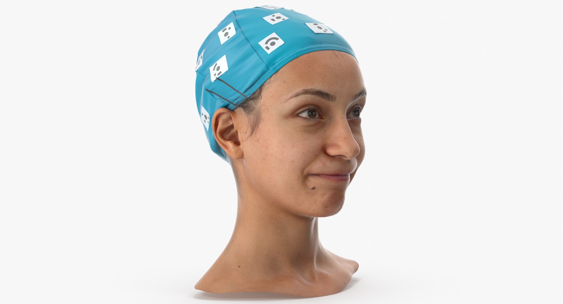 Joy Human Head Cheek Puff AU34 Clean Scan 3D model - TurboSquid 1718972