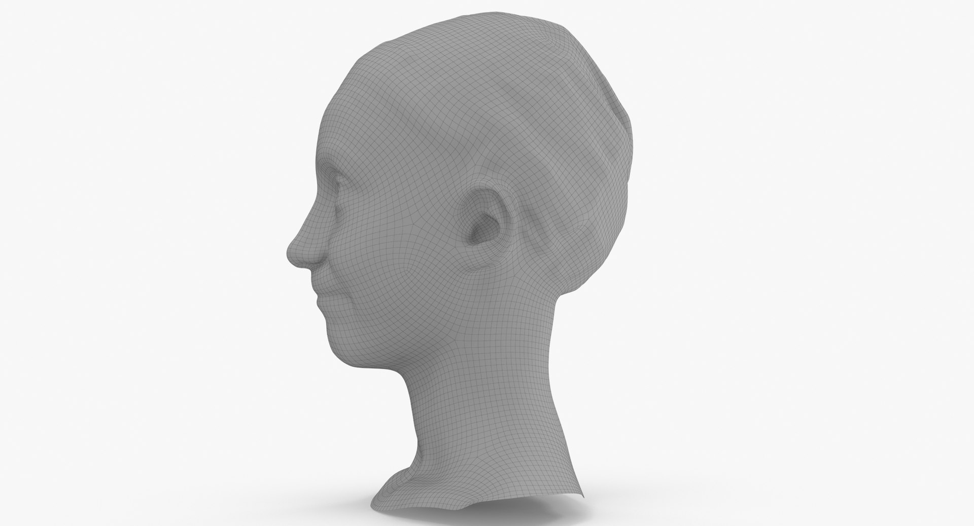 Joy Human Head Cheek Puff AU34 Clean Scan 3D model - TurboSquid 1718972