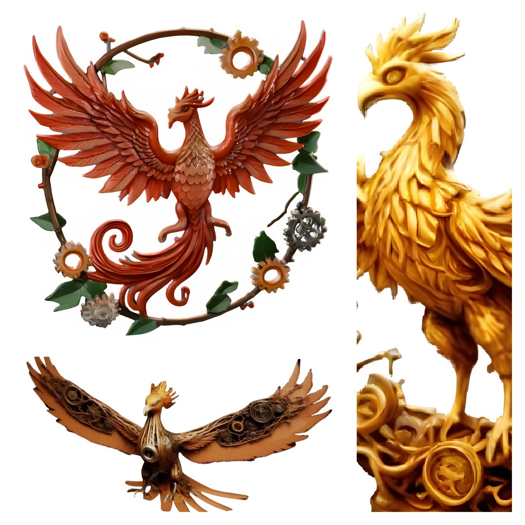 Mythical Phoenix Collection 3D Model - TurboSquid 2299805