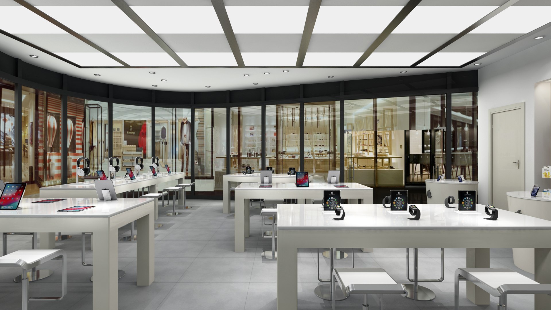 Apple Store Interior 03 3D Model - TurboSquid 2067789