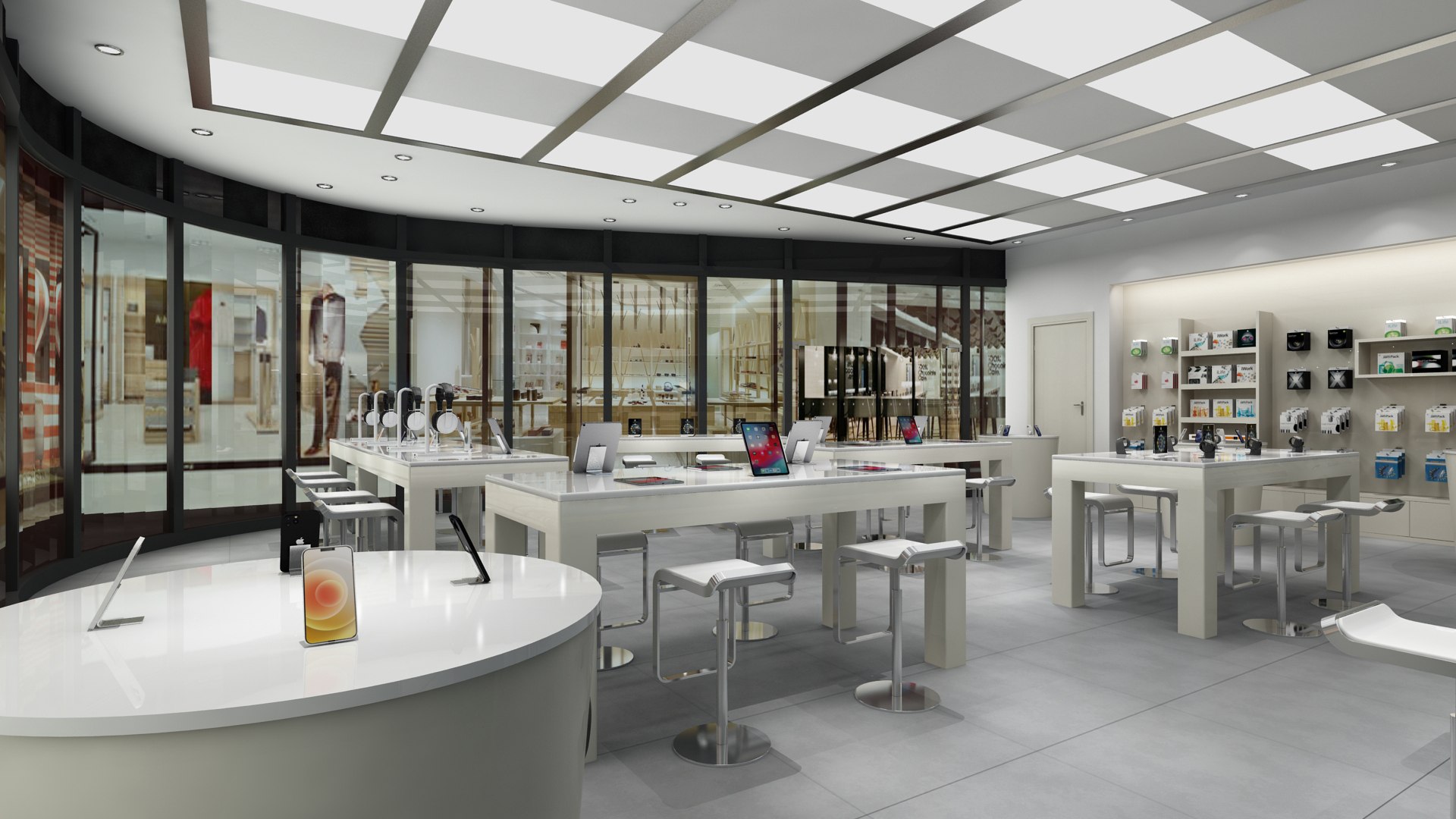 Apple Store Interior 03 3D Model - TurboSquid 2067789