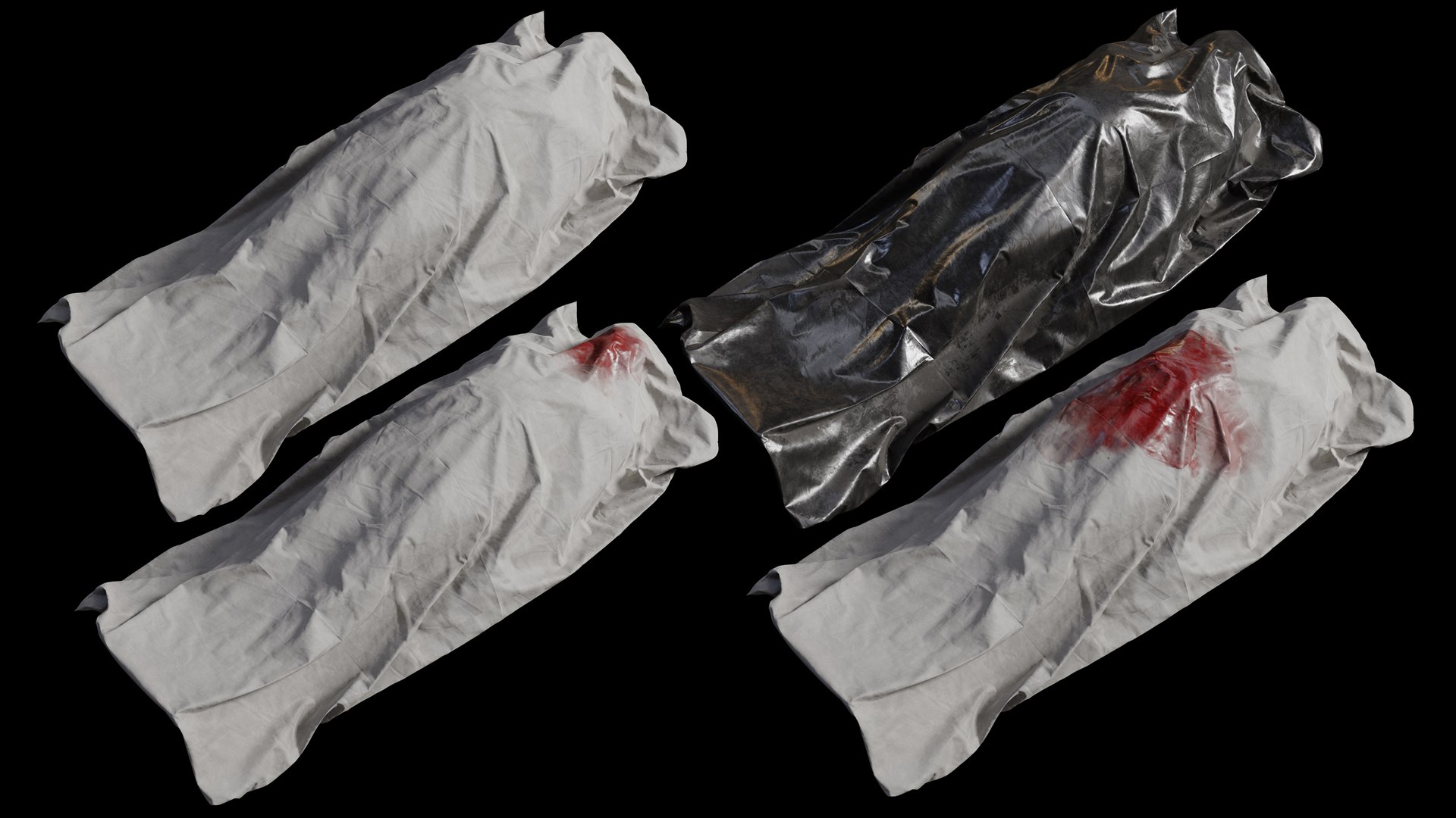 Covered Corpse 05 Low-Poly 3D - TurboSquid 2382108