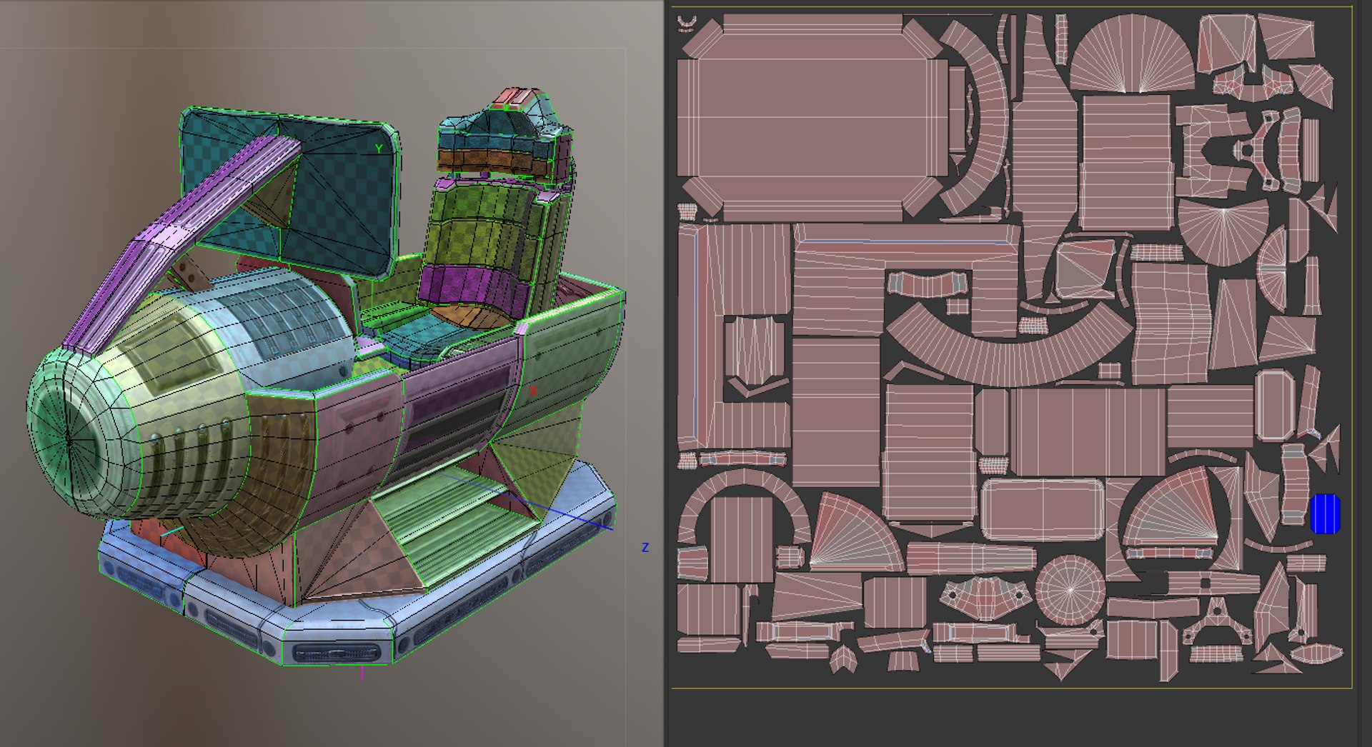 3d Model Control Module Rusty Version