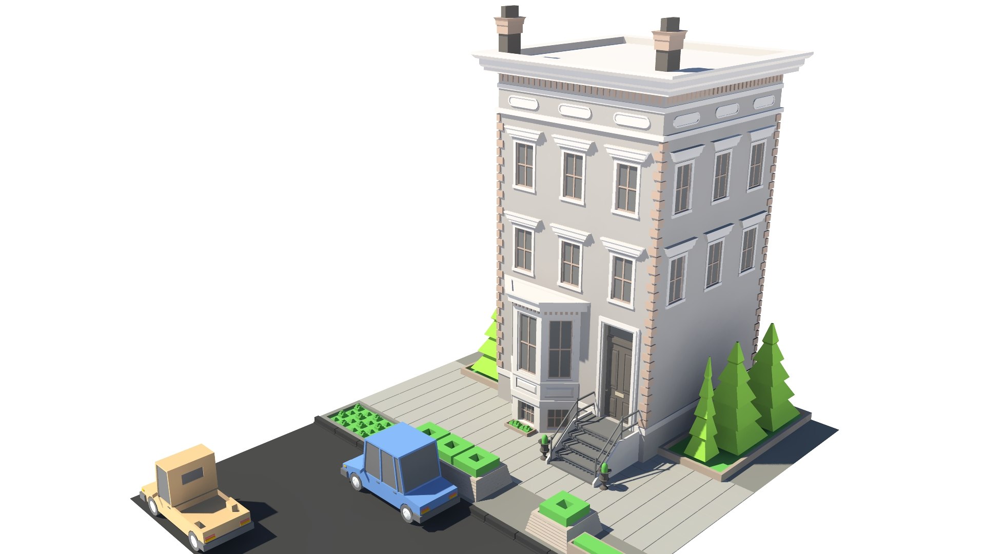 Building House 3D Model - TurboSquid 1434072