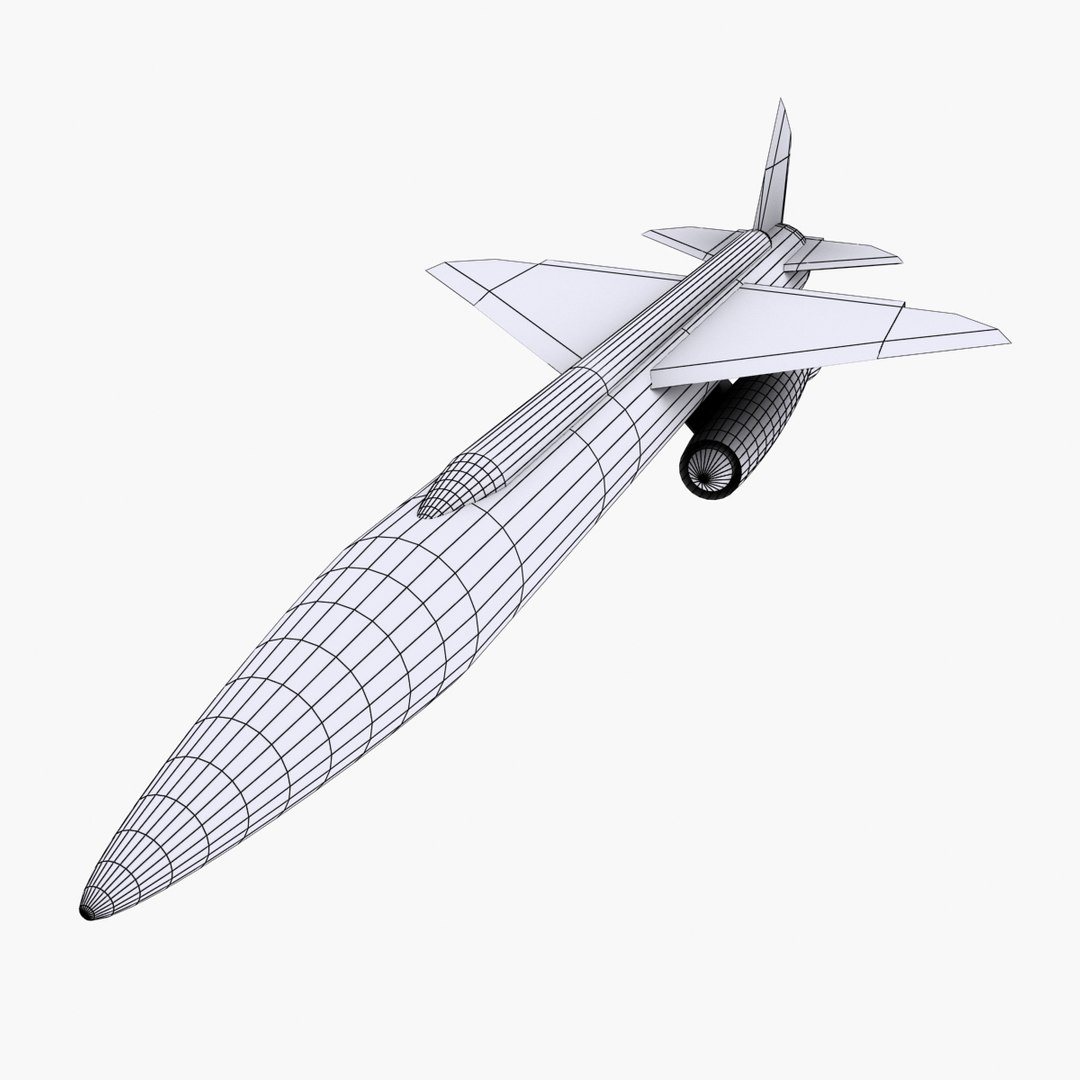 Bomarc Missile 3d Max