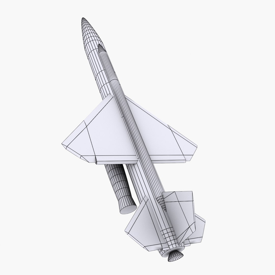 Bomarc Missile 3d Max