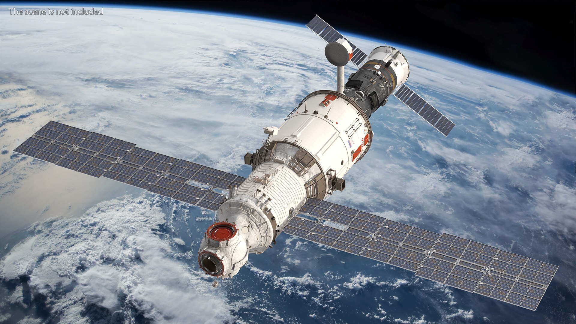 ISS Zvezda Module with Progress Spacecraft 3D model - TurboSquid 1852934