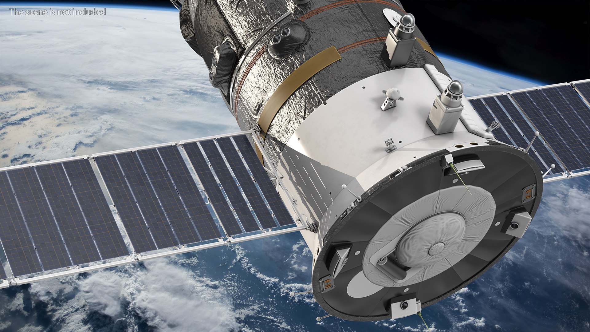 ISS Zvezda Module with Progress Spacecraft 3D model - TurboSquid 1852934