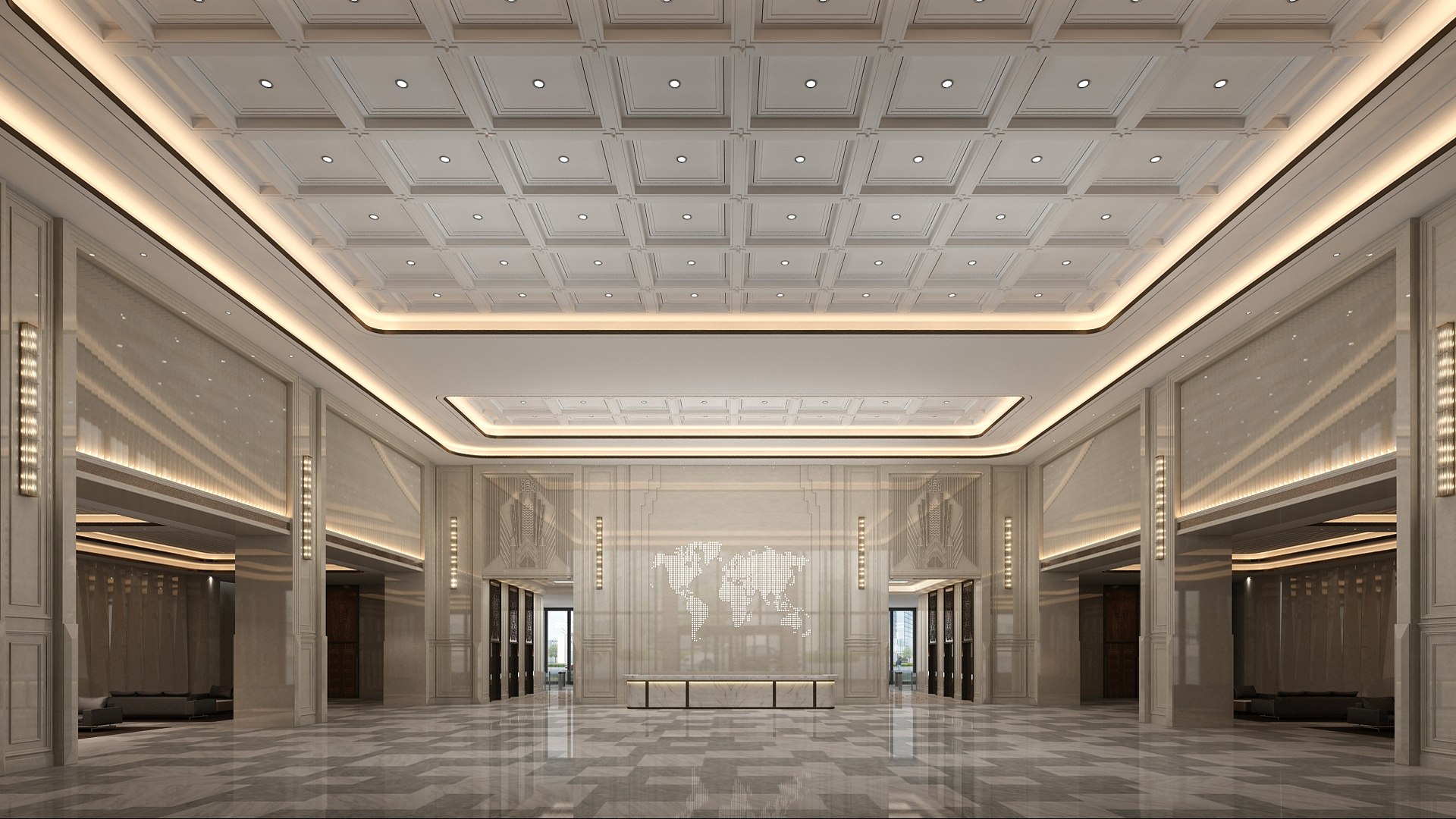 Lobby Scene 02 3D model - TurboSquid 2144072