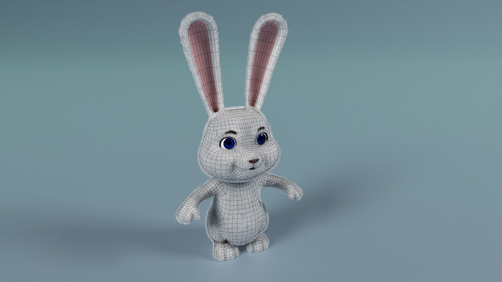 Cute Bunny Model 3D Model - TurboSquid 2184977