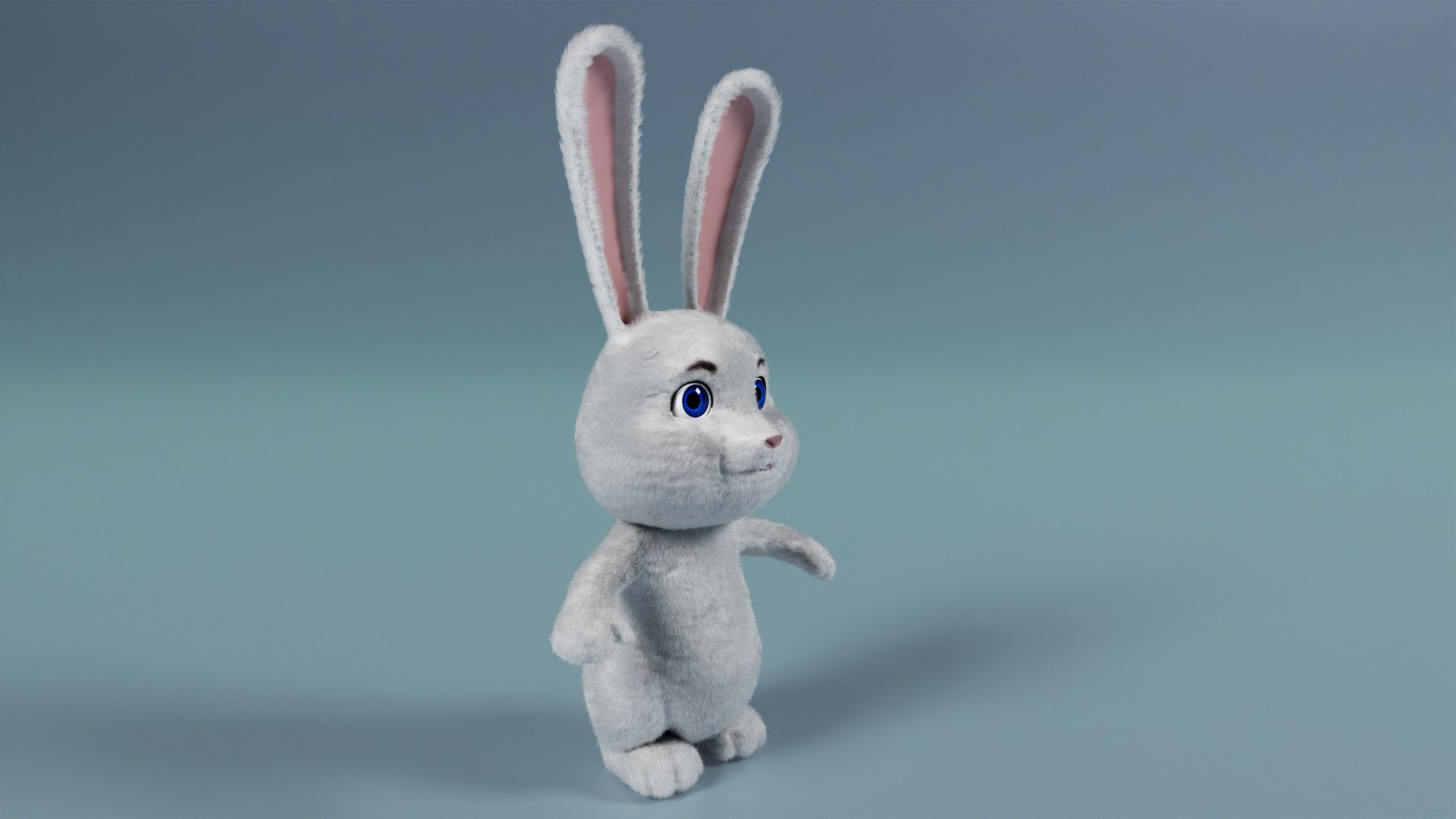 Cute Bunny Model 3D Model - TurboSquid 2184977