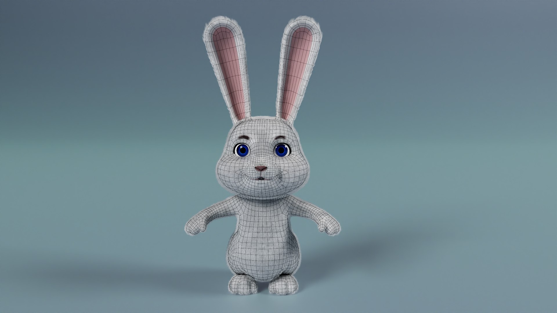 Cute Bunny Model 3D Model - TurboSquid 2184977