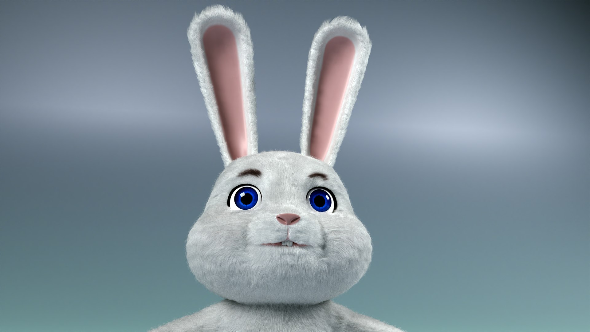 Cute Bunny Model 3D Model - TurboSquid 2184977
