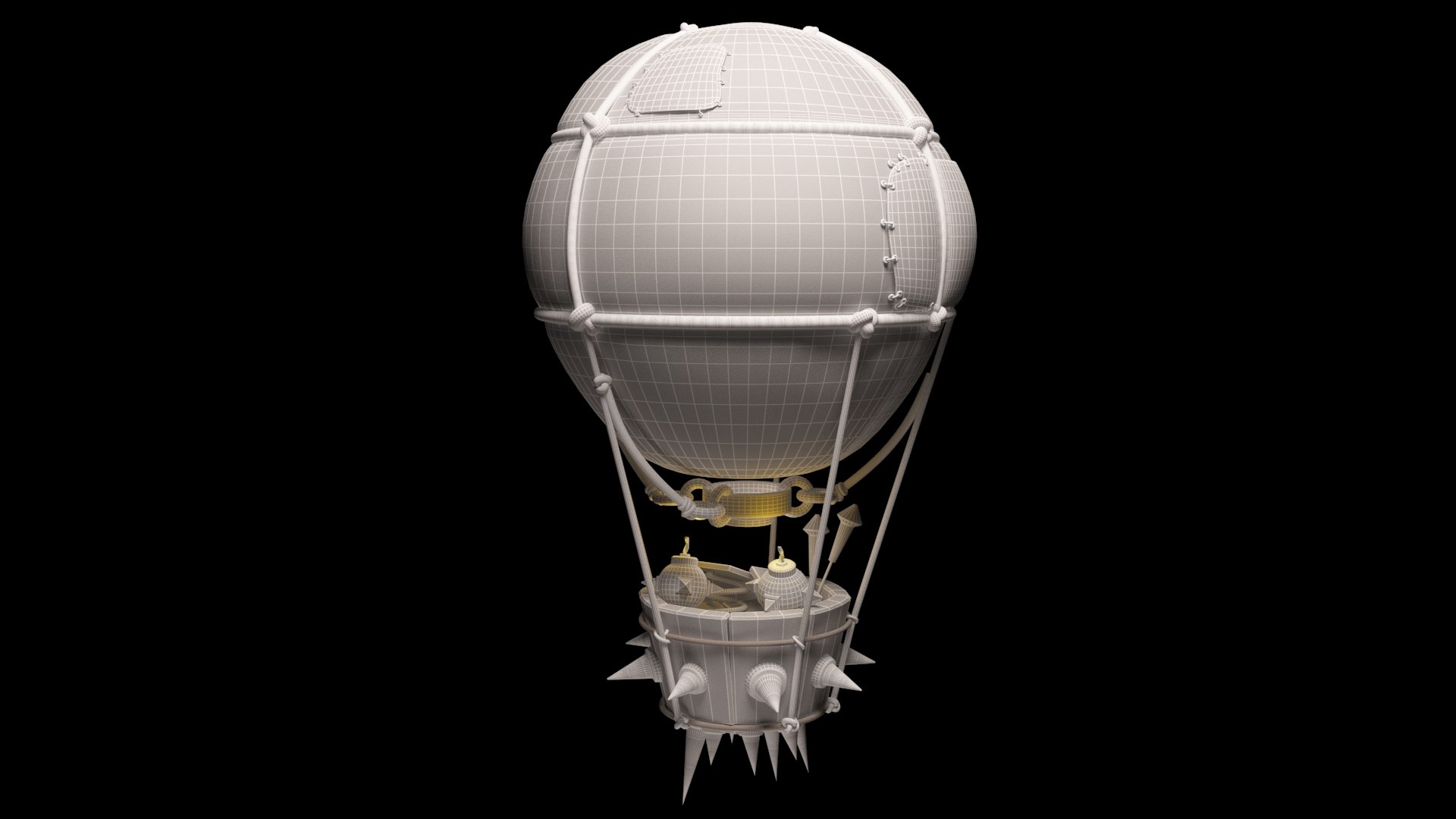 3D War Baloon Model - TurboSquid 1194283