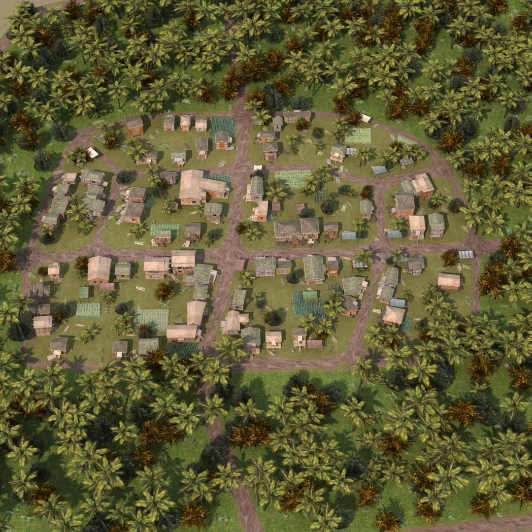 3d Jungle Village