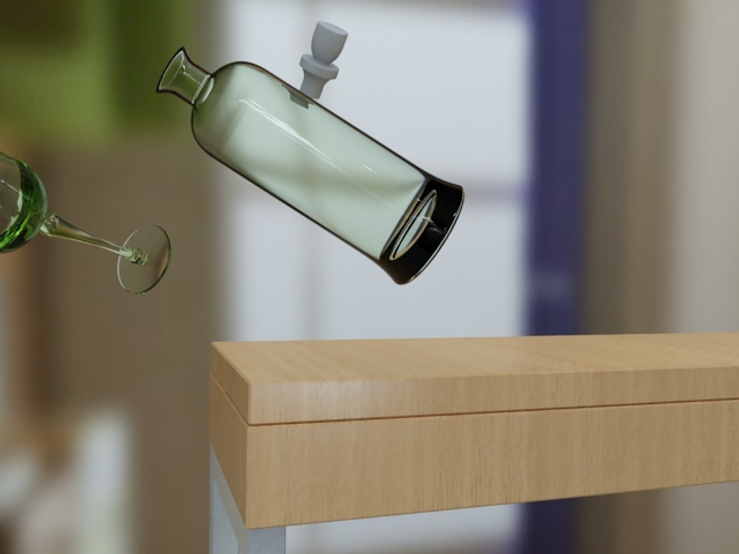 glass drop animation max