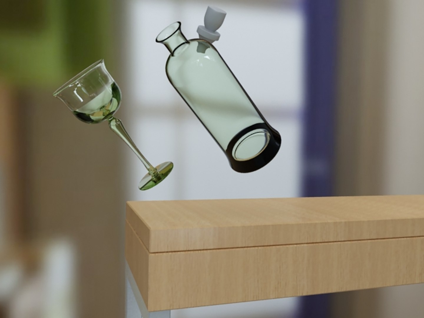 glass drop animation max