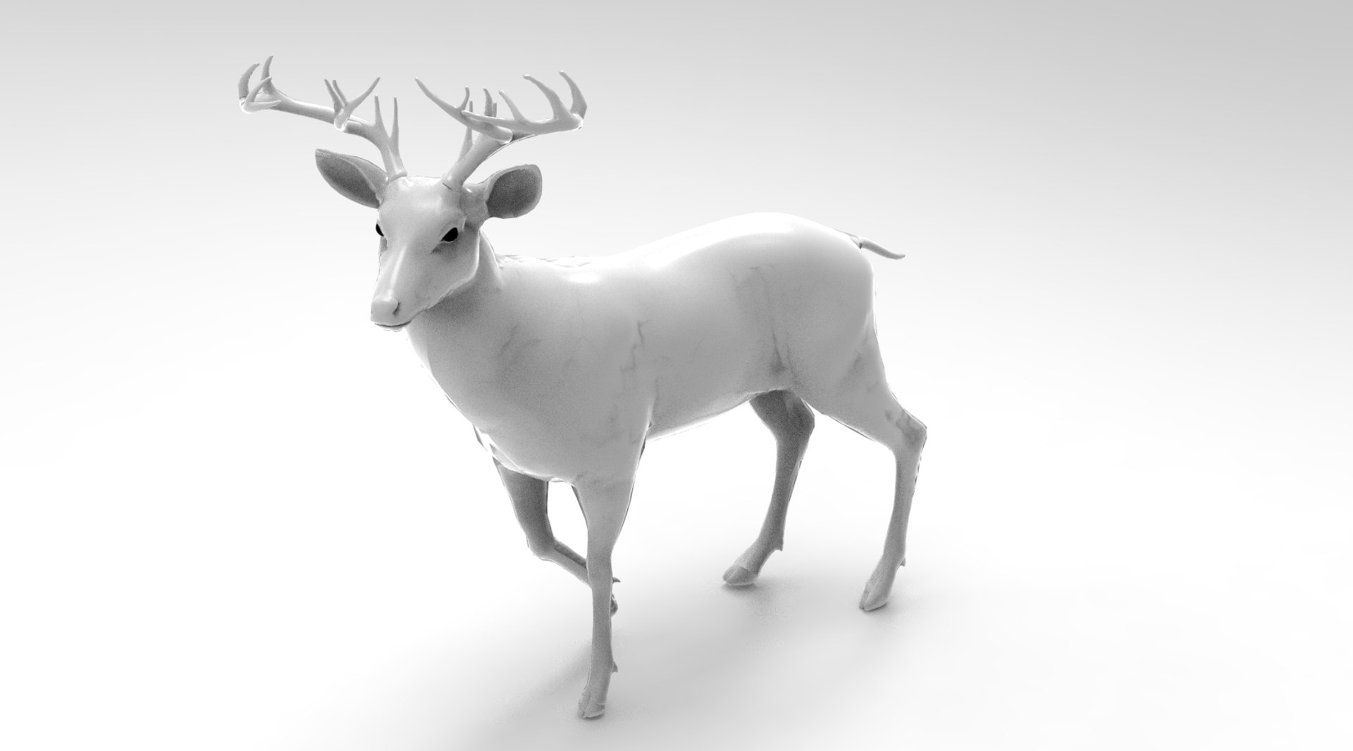 3D Deer - TurboSquid 2110054