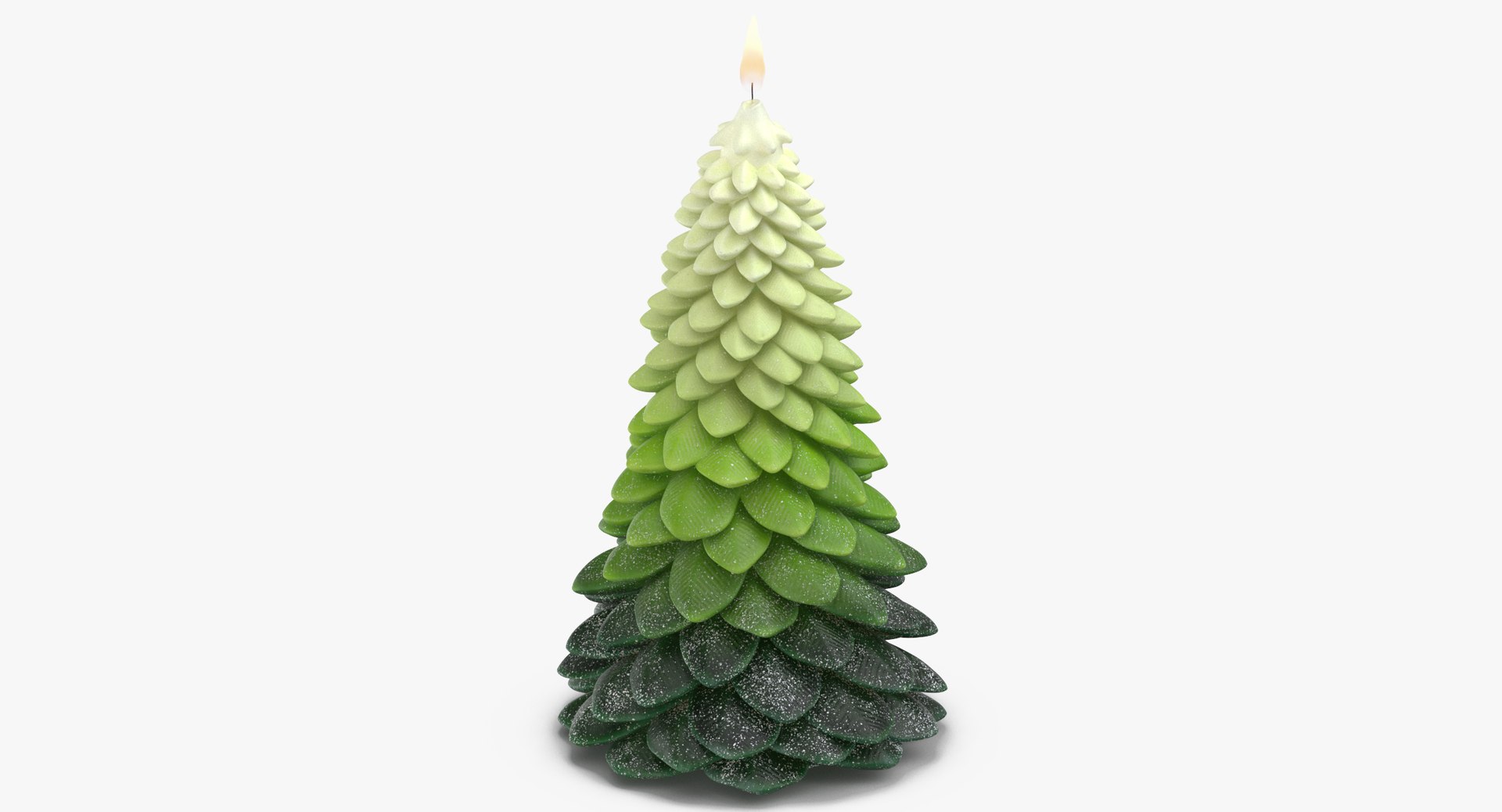Tree Shaped Candles 02 3D Model - TurboSquid 1350862