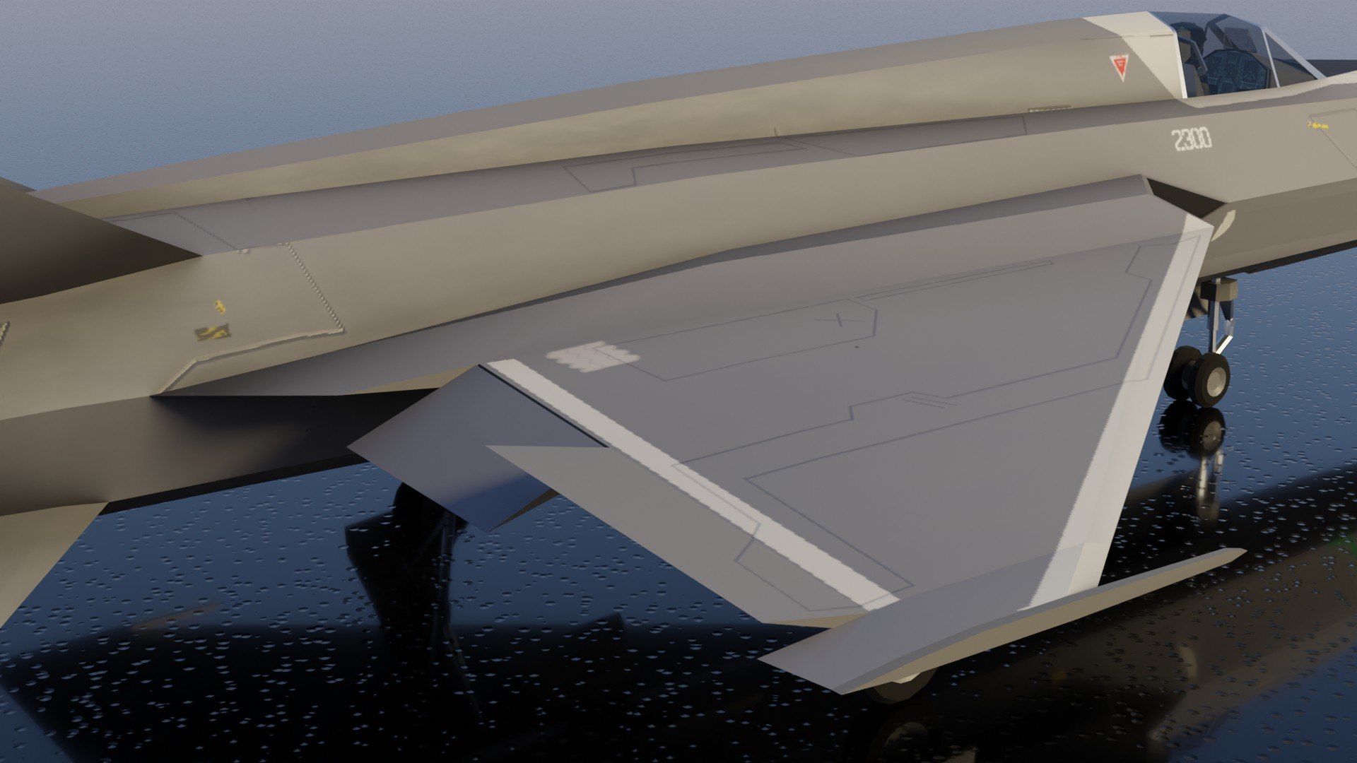 Mikoyan-Gurevich MIG-X21 Fishbone - concept fighter model - TurboSquid ...