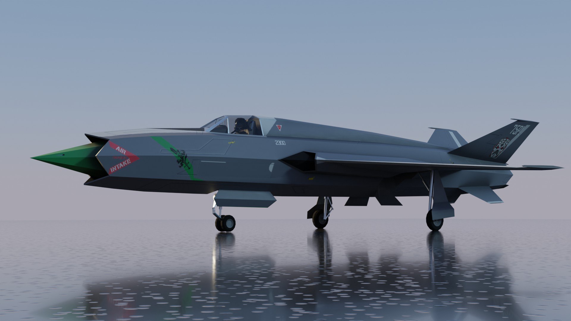 Mikoyan-Gurevich MIG-X21 Fishbone - Concept Fighter Model - TurboSquid ...