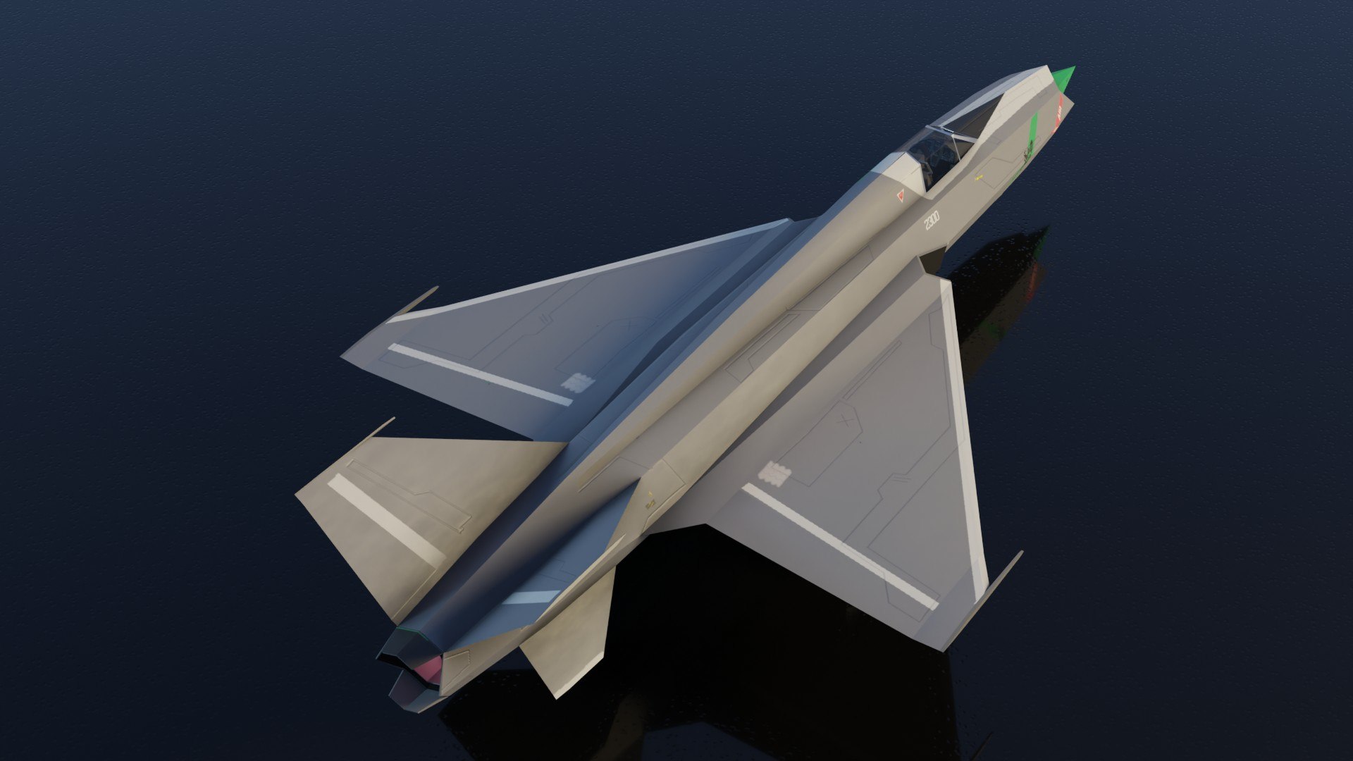 Mikoyan-Gurevich MIG-X21 Fishbone - Concept Fighter Model - TurboSquid ...