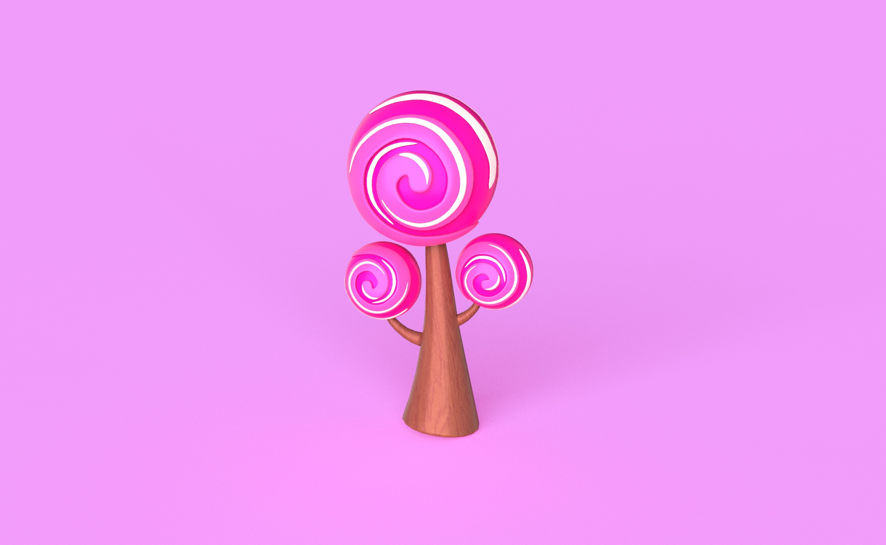 Cartoon Candy Tree 1 3D - TurboSquid 2251008