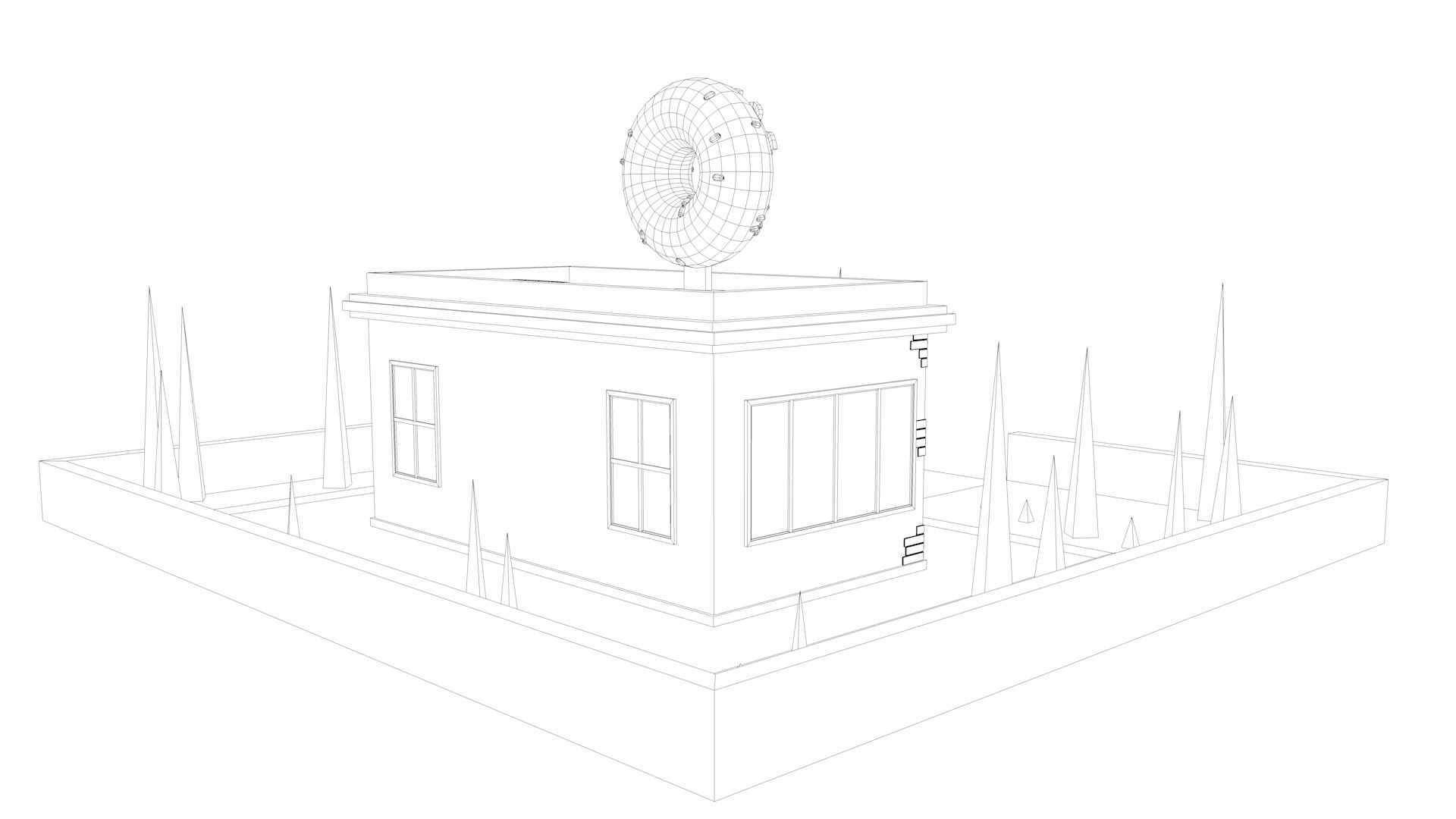 3D Donuts Candy Shop Model - TurboSquid 1728031