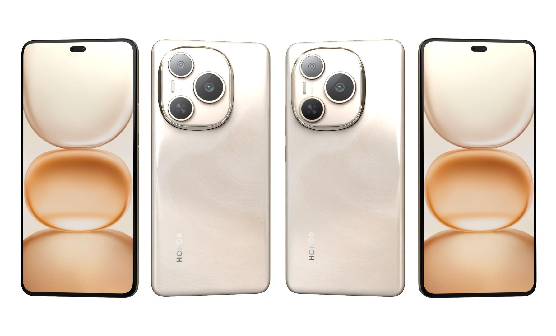 Honor Power Desert Gold Model - TurboSquid 2395197