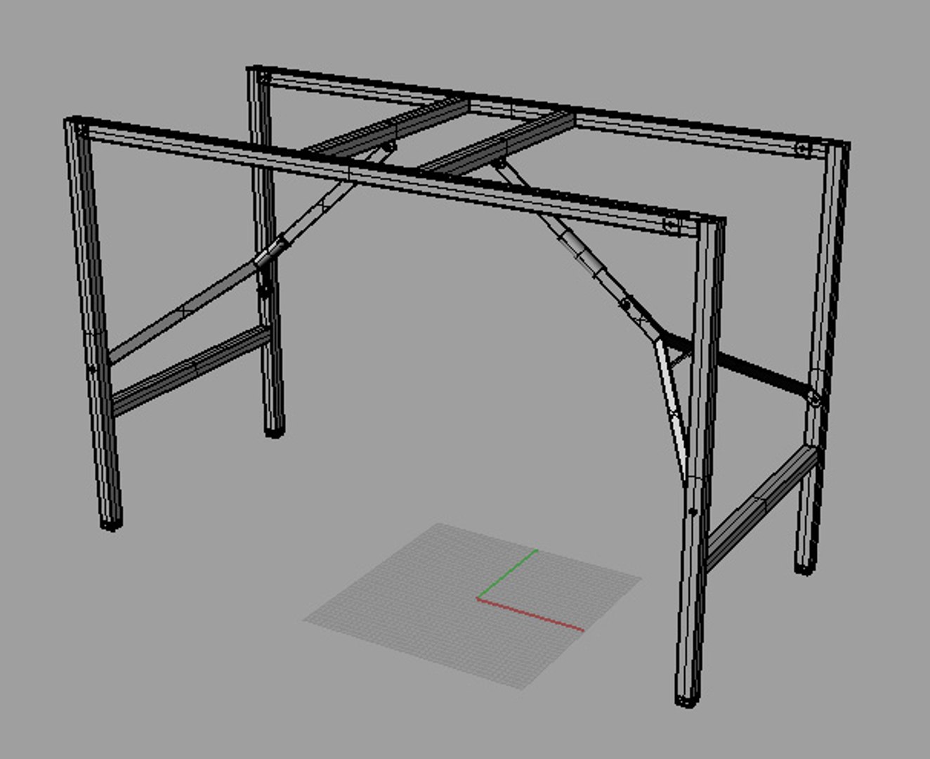 3d Folding Table Real Construction