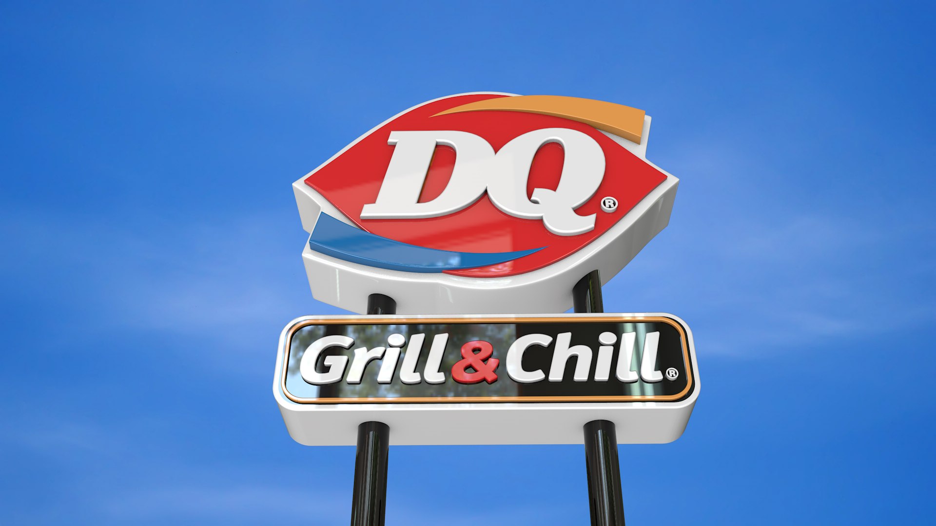 Dairy Queen Sign 3D Model - TurboSquid 1432131