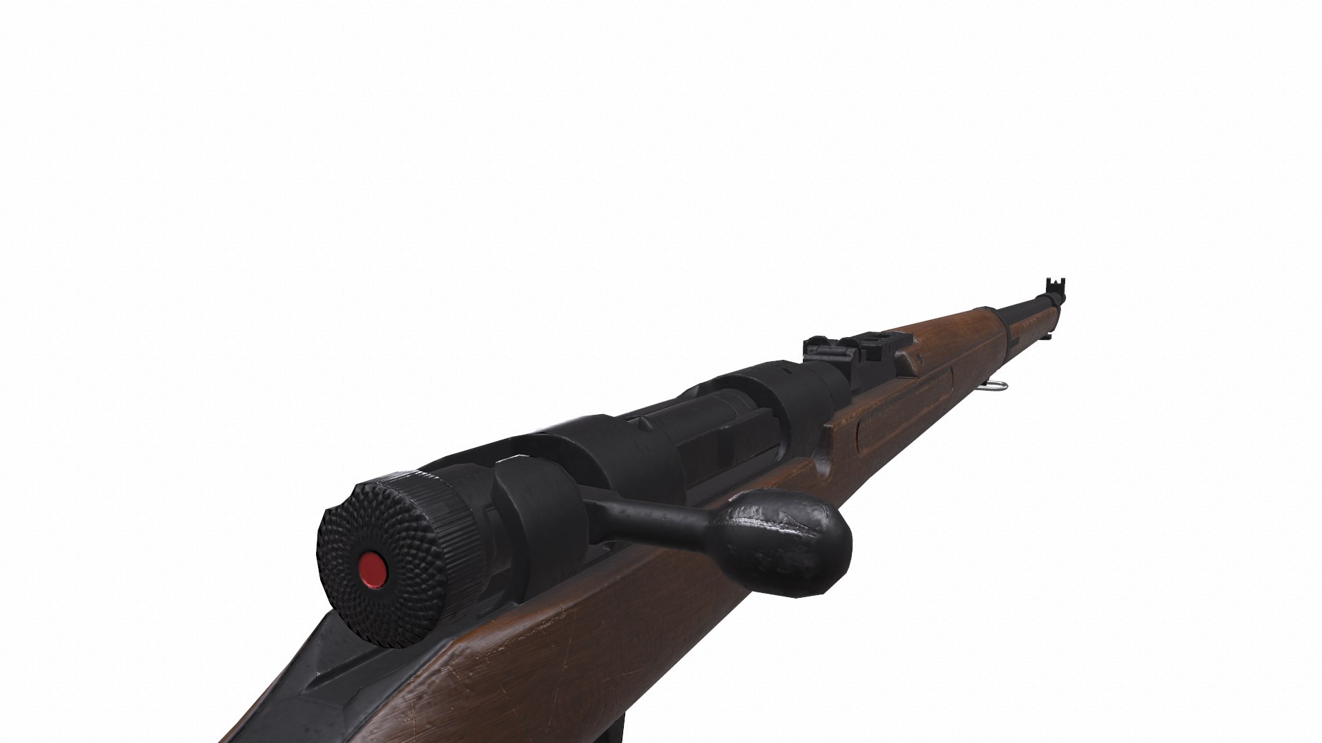 Arisaka Type 38 Rifle Low-poly PBR 3D model - TurboSquid 1907463
