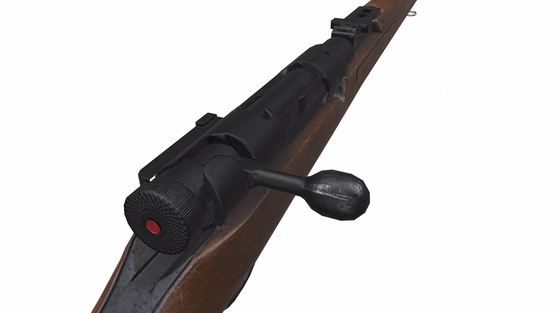 Arisaka Type 38 Rifle Low-poly PBR 3D Model - TurboSquid 1907463