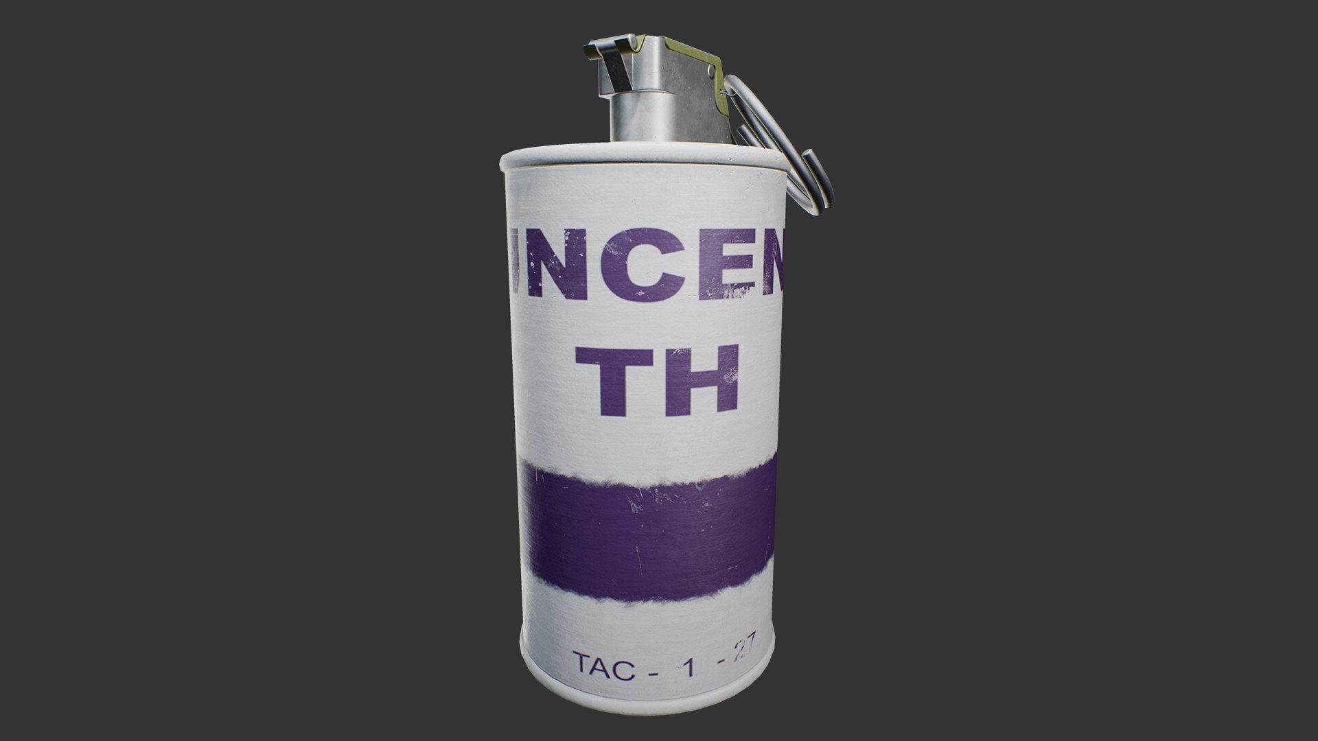 AN-M14 Incendiary Grenade Model - TurboSquid 1849195