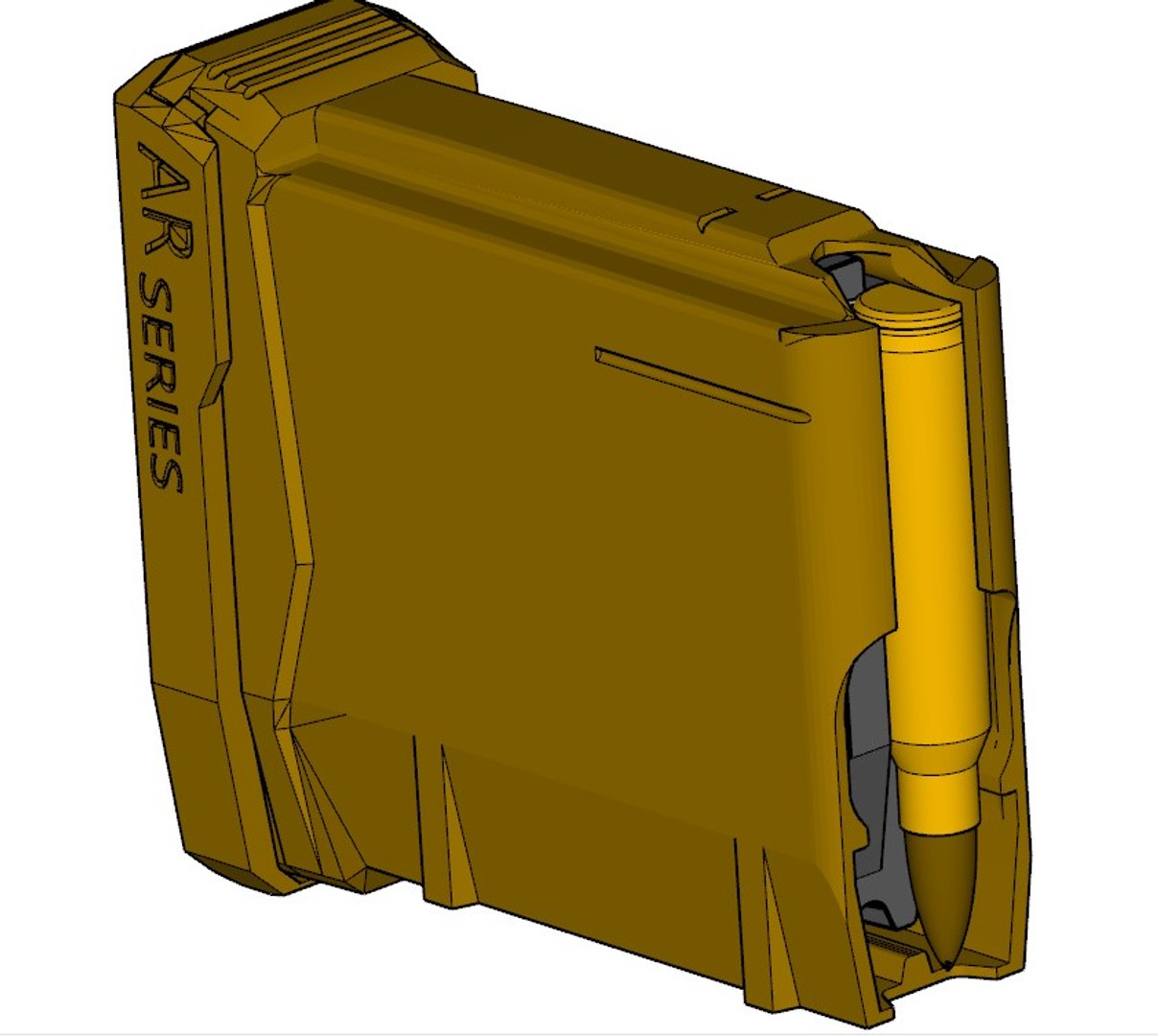 3D AR15 Series 10-Round Magazine Model - TurboSquid 2224605
