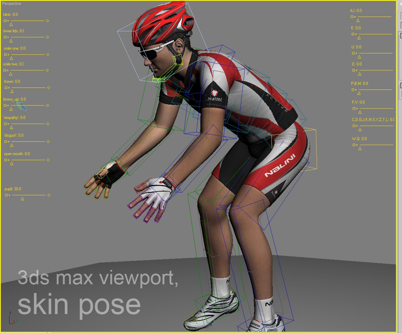 bicycle rider cycling 3d max