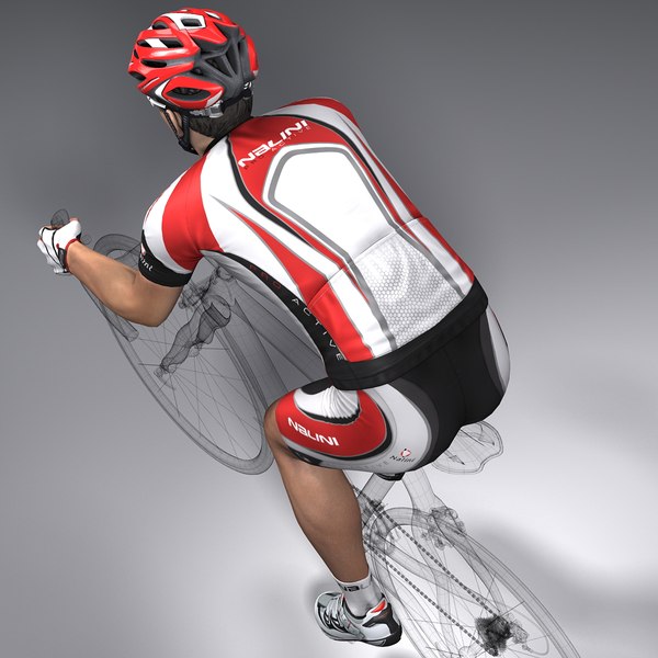 bicycle rider cycling 3d max